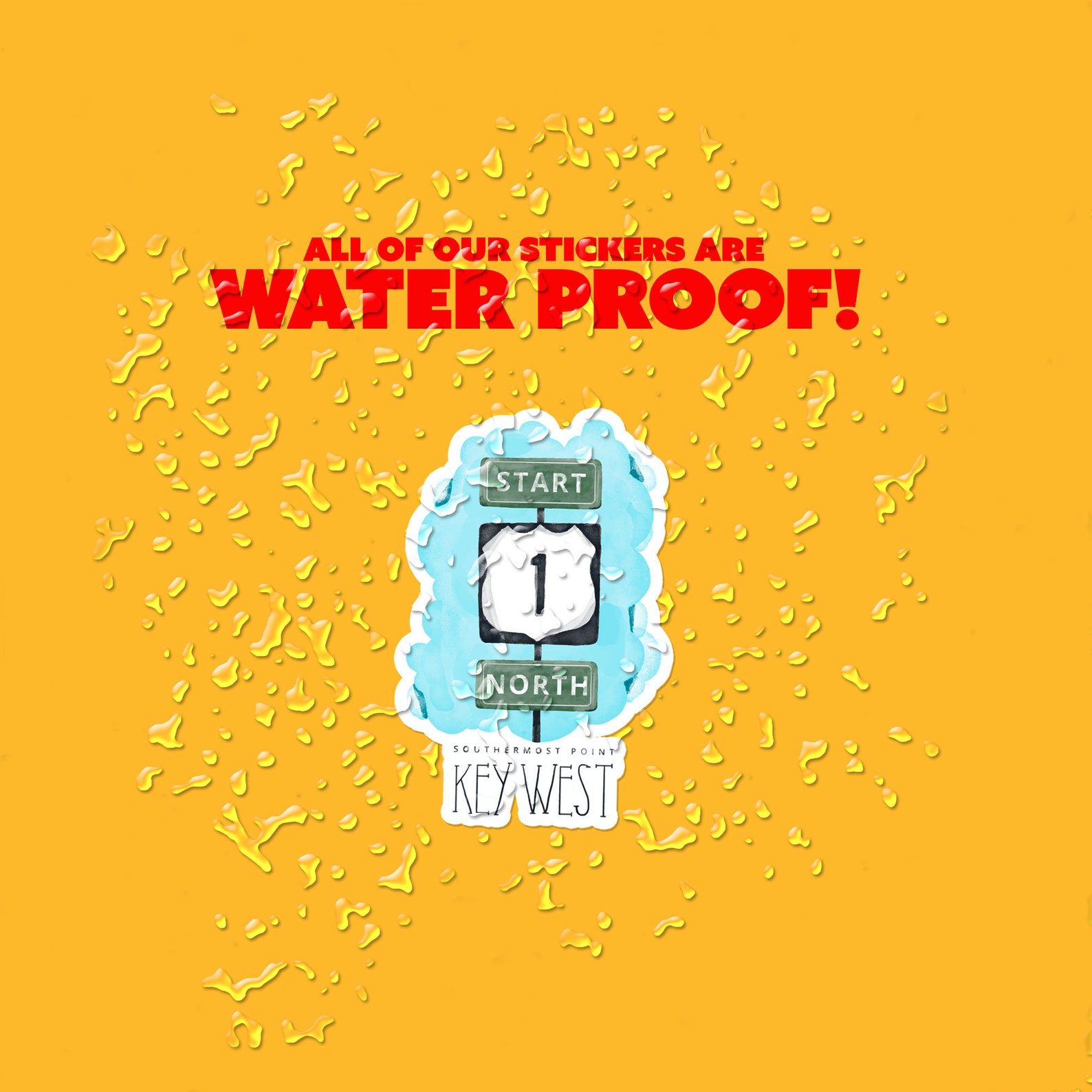 Key West Sticker Florida Keys Sticker Key West Decal - Etsy