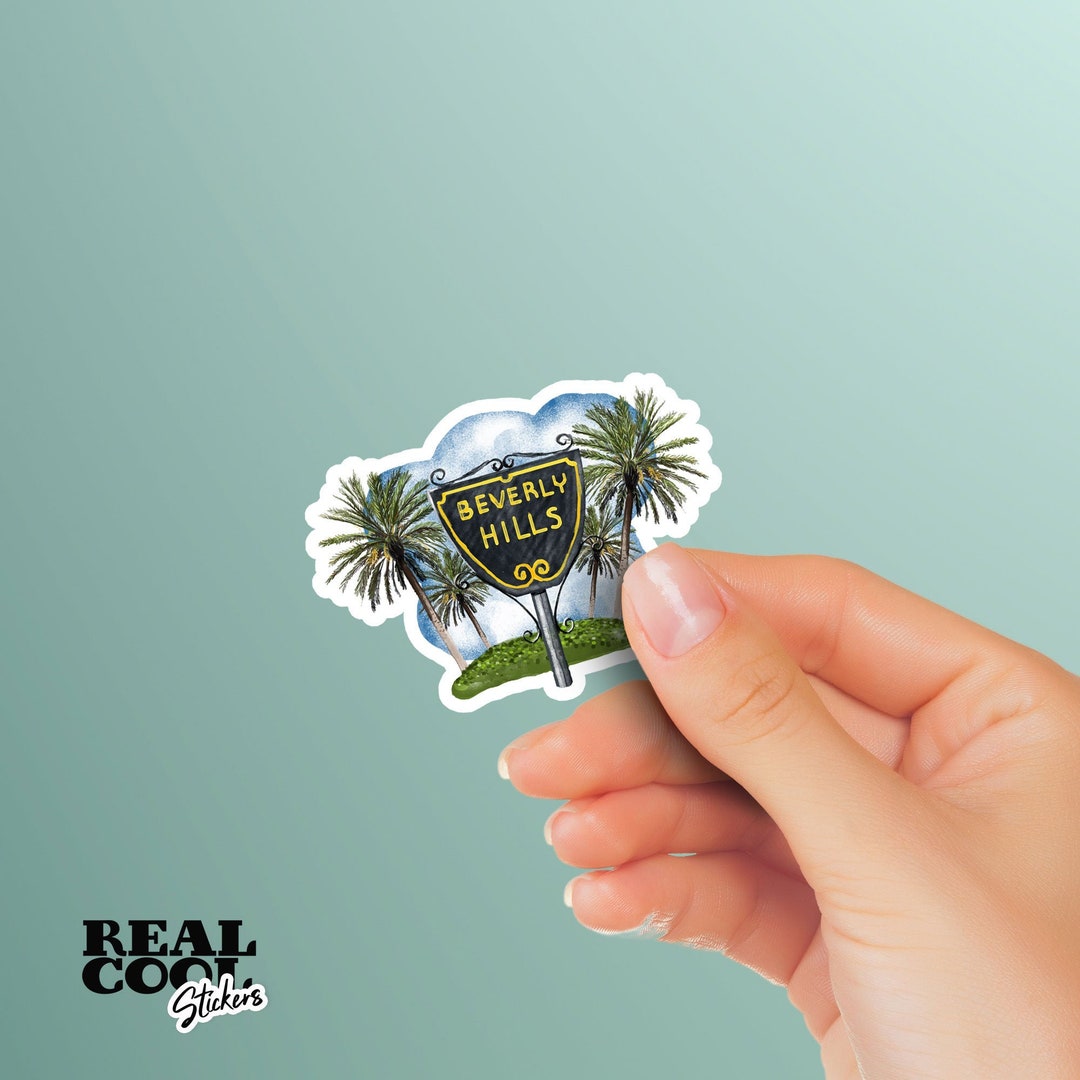 Beverly Hills Stickers Travel Sticker Beverly Hills - Etsy