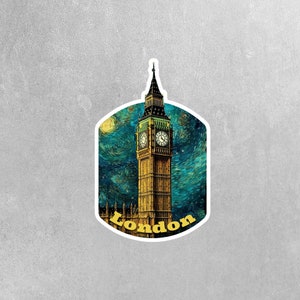 London England Sticker Big Ben Sticker - Etsy