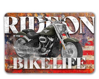 Life Behind Bars Sign, Motorcycle Sign, Motorcycle Decor, Biker, Decor ...