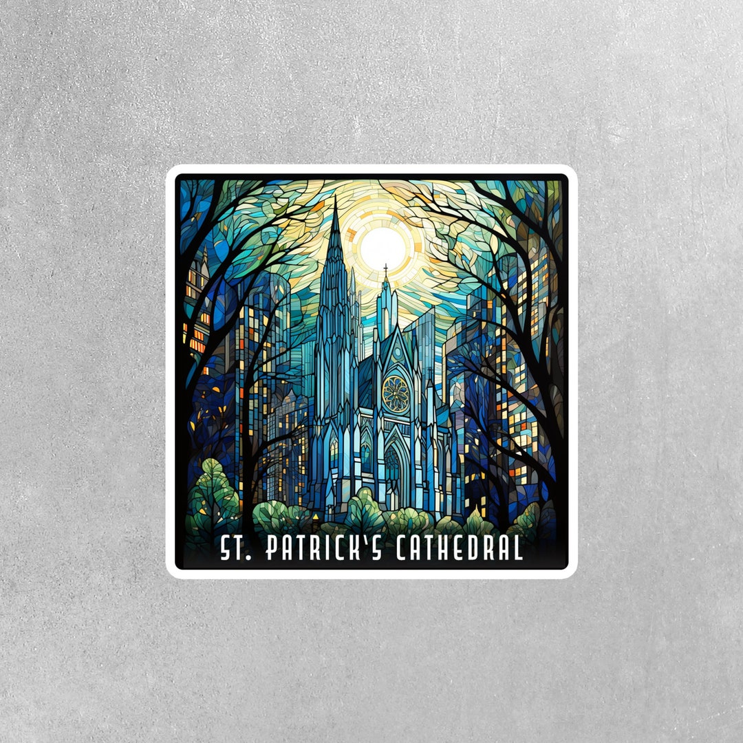 St. Patrick's Cathedral Sticker | NYC Sticker | St. Patrick's Cathedral ...