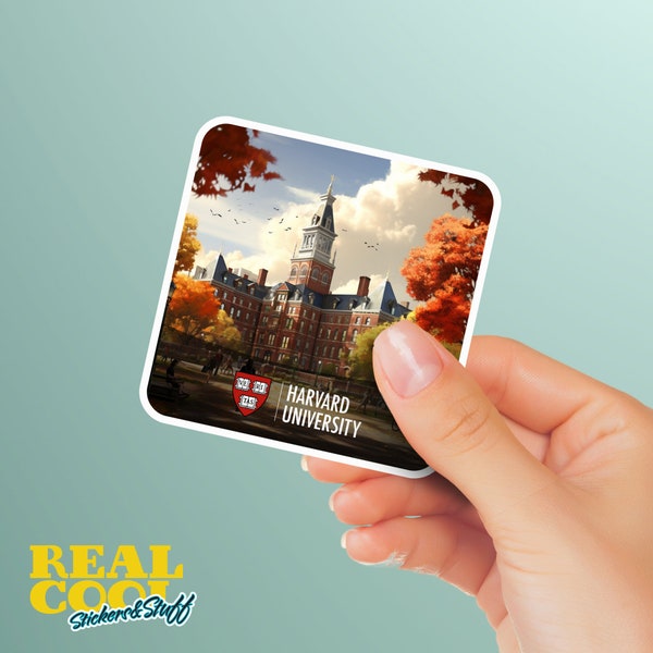 Harvard Sticker - Etsy