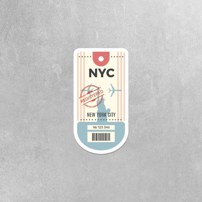 New York Sticker - Etsy