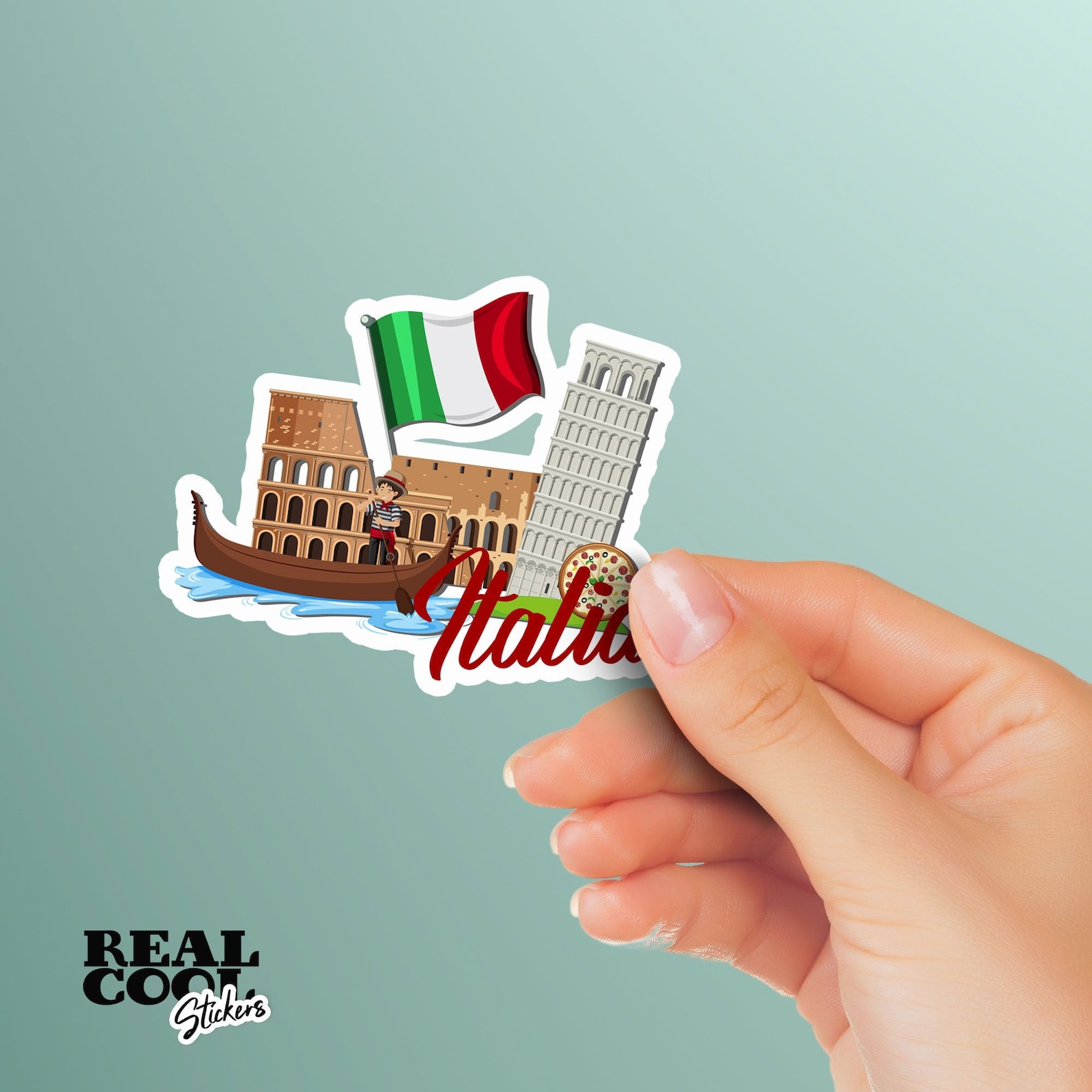 Italy Sticker Italia Stickers Italian Stickers | Etsy