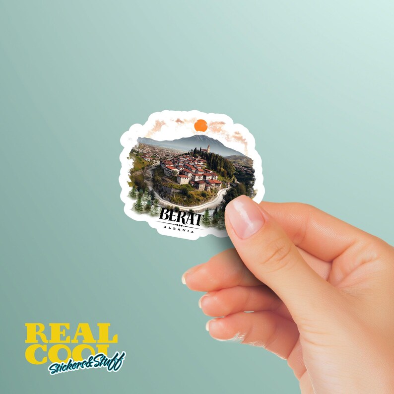 Albania Sticker | Berat Albania Vinyl Decal - Unique Travel Souvenir ...
