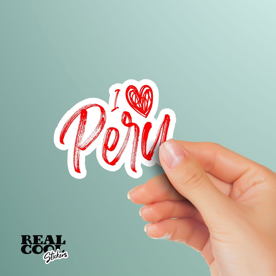 Peru Sticker South America Peru Stickers Peruvian Sticker - Etsy