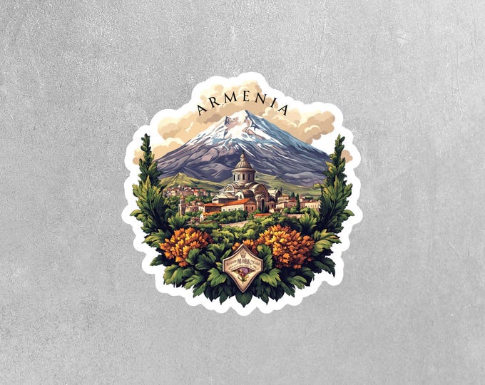 Armenia Sticker | Beautiful Vinyl Decal | Perfect for Laptop, Water ...