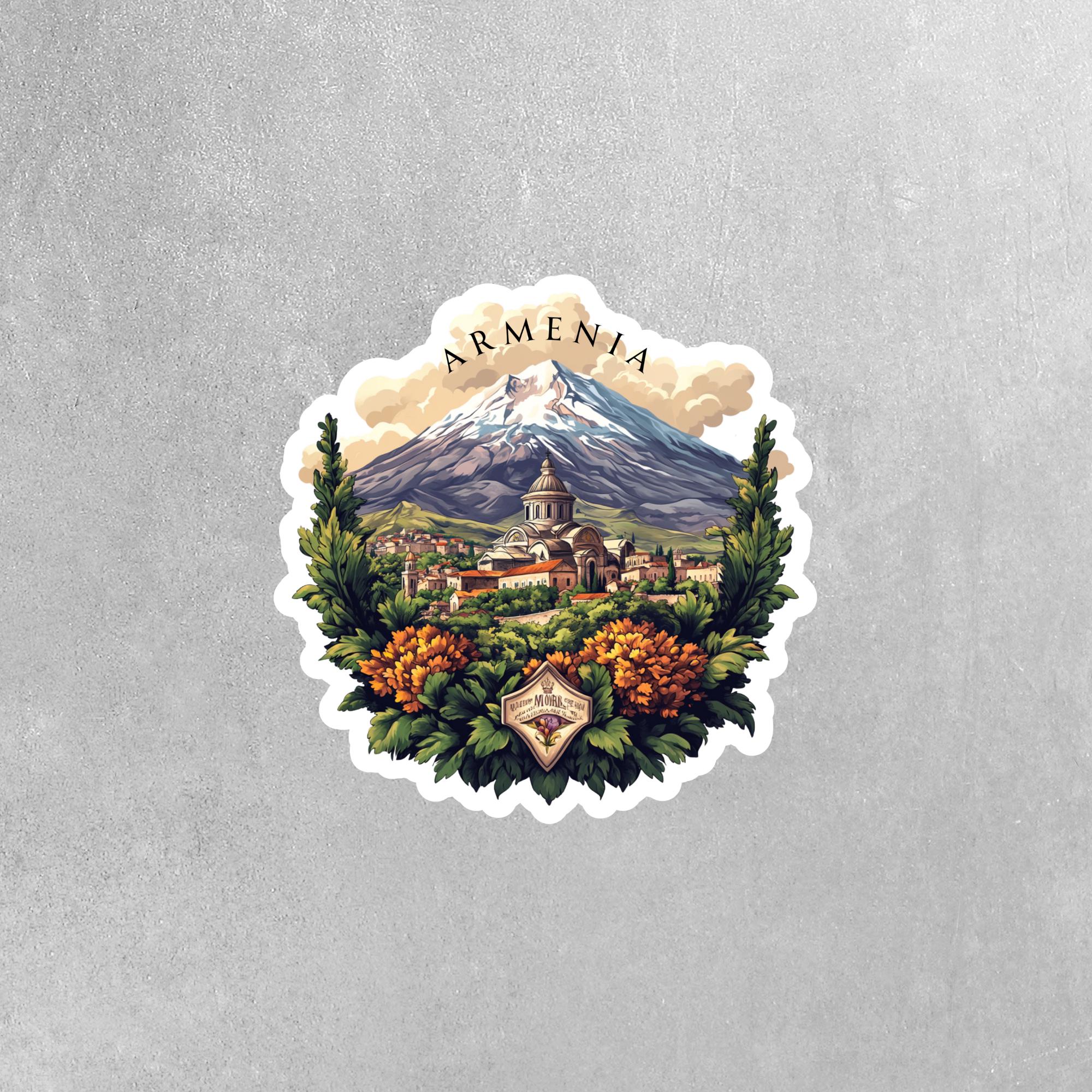 Armenia Sticker | Beautiful Vinyl Decal | Perfect for Laptop, Water ...