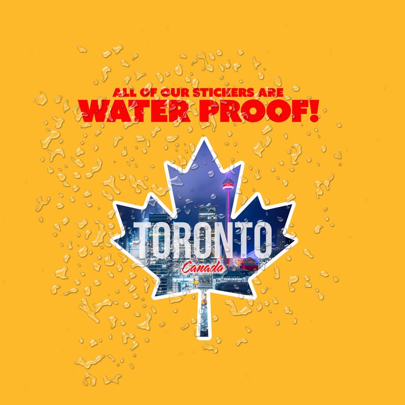 Toronto Sticker | Toronto Canada Sticker | Canada Travel Sticker - Etsy