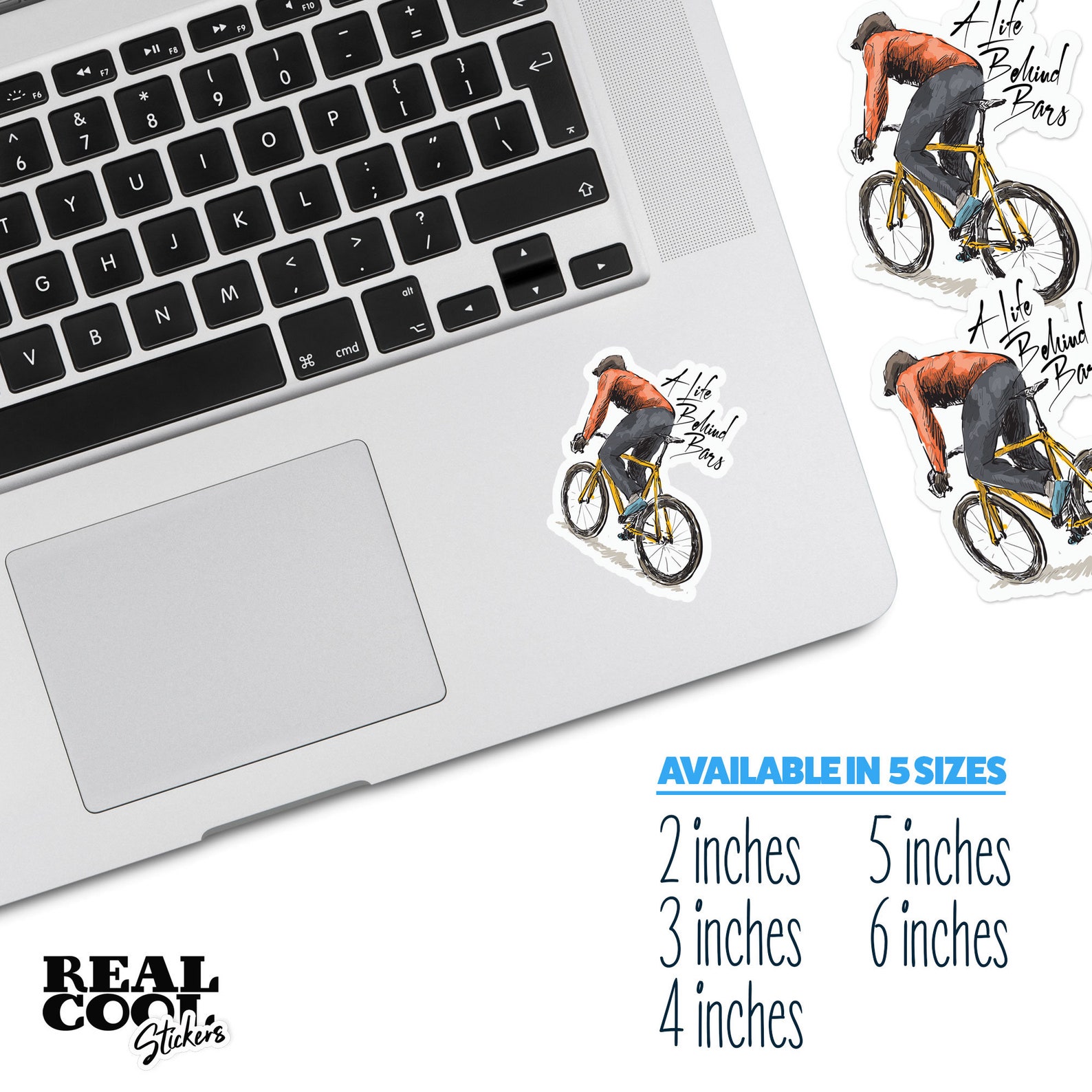 Cycling Sticker Biking Decal Bike Sticker Bicycle | Etsy