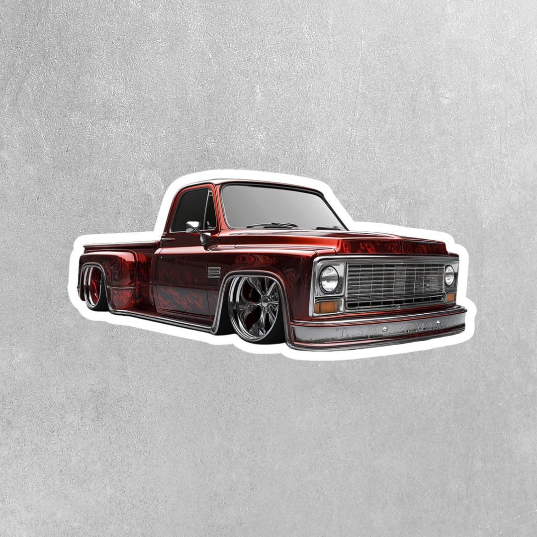 Low Rider Sticker Low Rider Pickup Truck Decal Low Rider Sticker - Etsy
