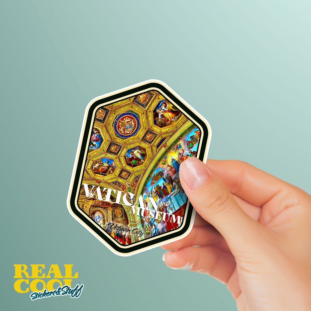 Vatican Museum Sticker Vatican City Sticker Italy Sticker - Etsy