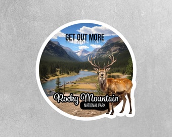 Rocky Mountain National Park Sticker - Etsy