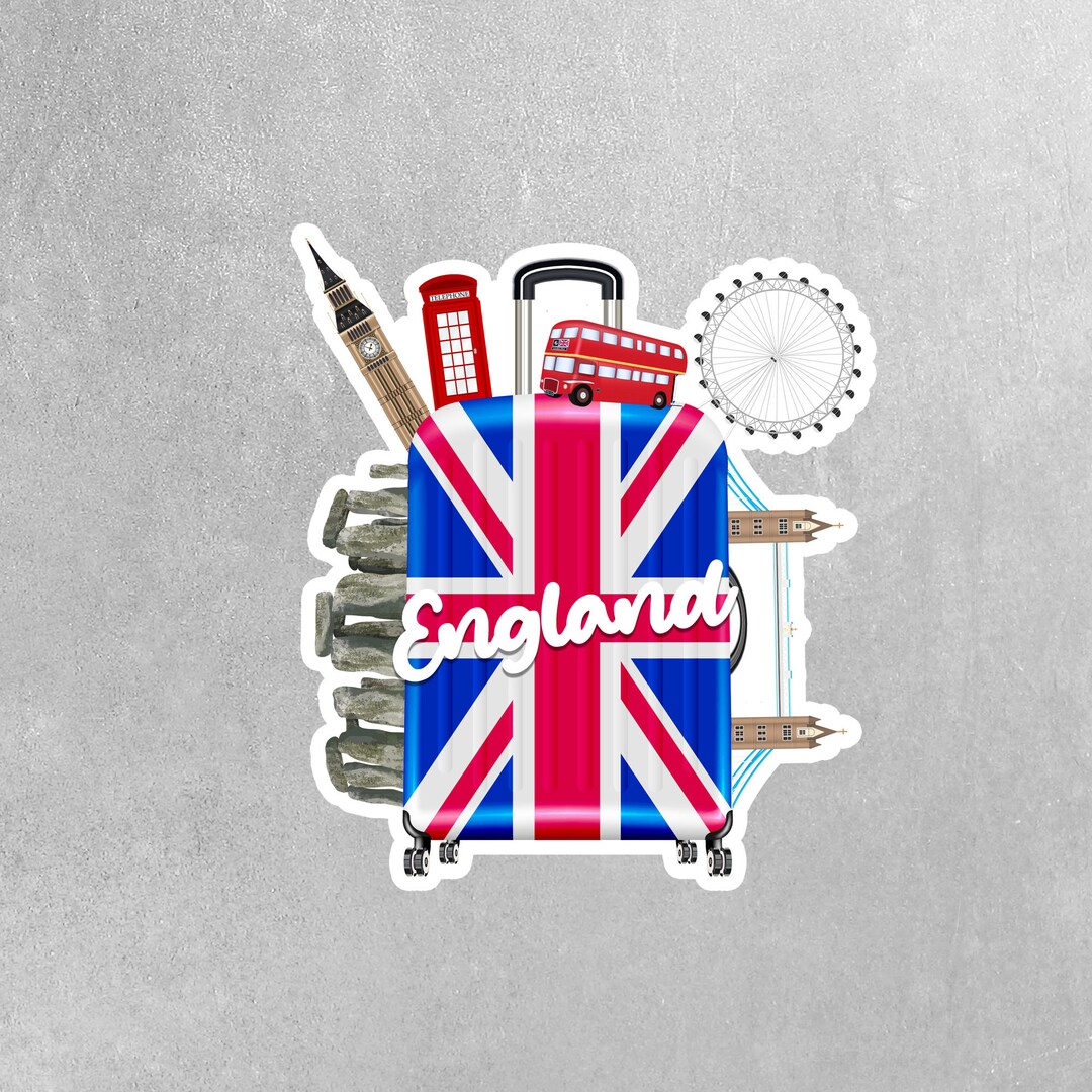 England Stickers | Travel Stickers for England Lovers | English Decal ...