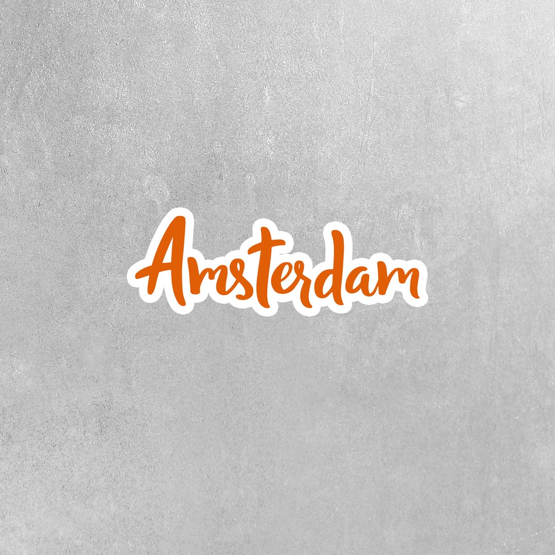 Amsterdam Sticker | Amsterdam Stickers | the Netherlands Sticker ...