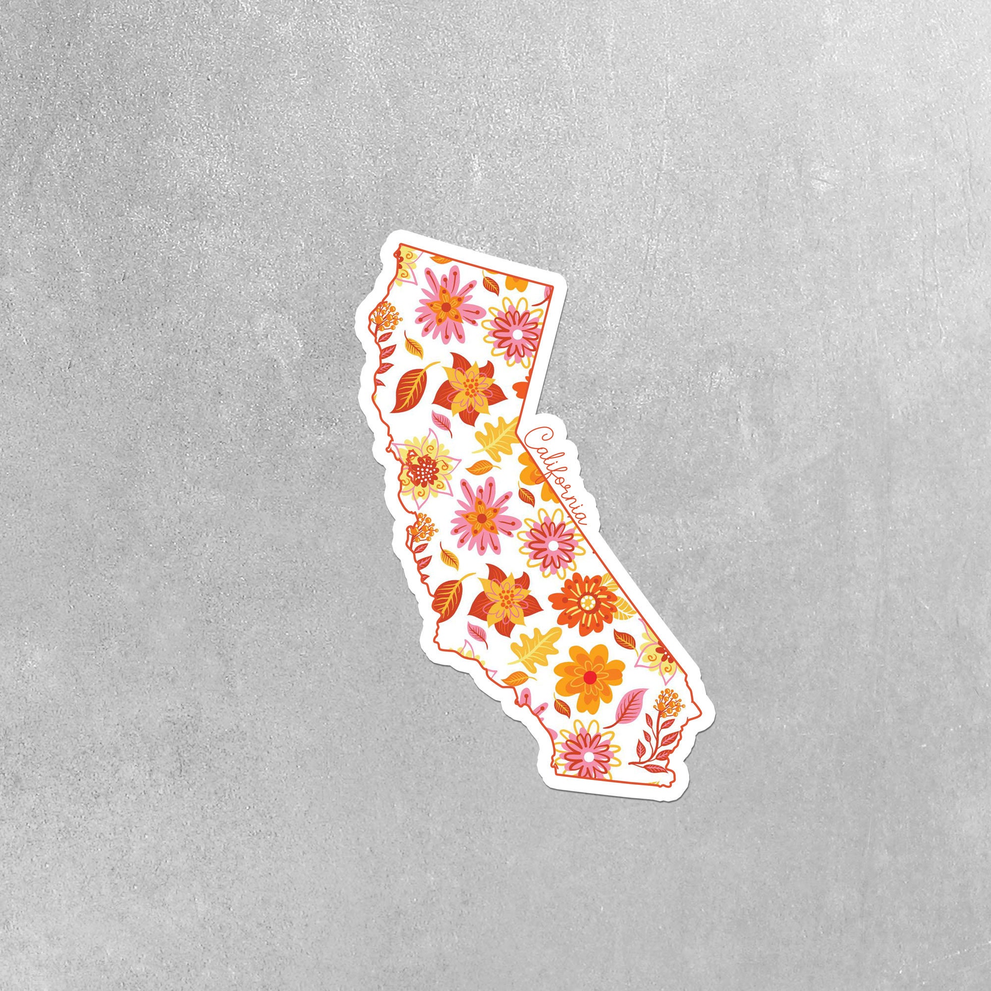 California State Sticker Travel Stickers California | Etsy