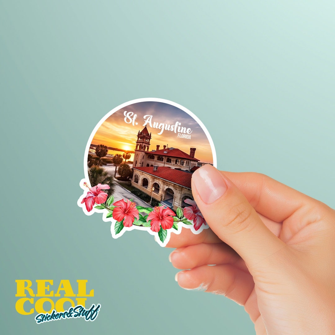 St Augustine Sticker St Augustine Florida Sticker - Etsy