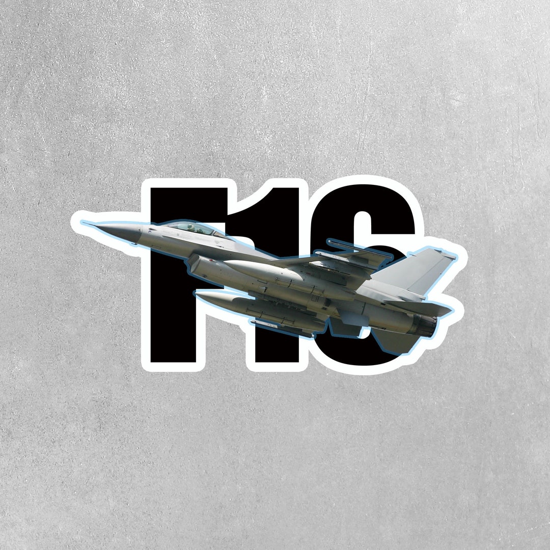 F16 Sticker | Air Force Sticker | F16 Jet - Etsy