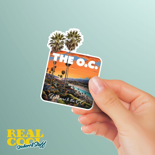 Orange County Sticker - Etsy
