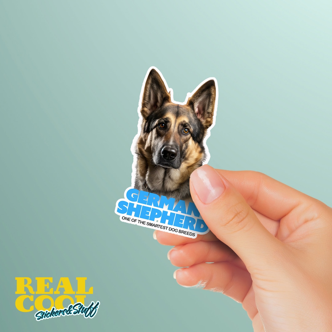 German Shepherd Sticker German Shepherd Decal Pet German Shepherd ...