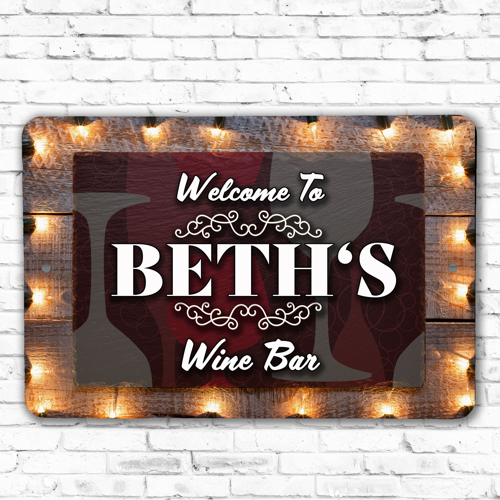 Custom Wine Bar Sign | Wine Bar Sign for Home Bar | Wine Bar Sign ...