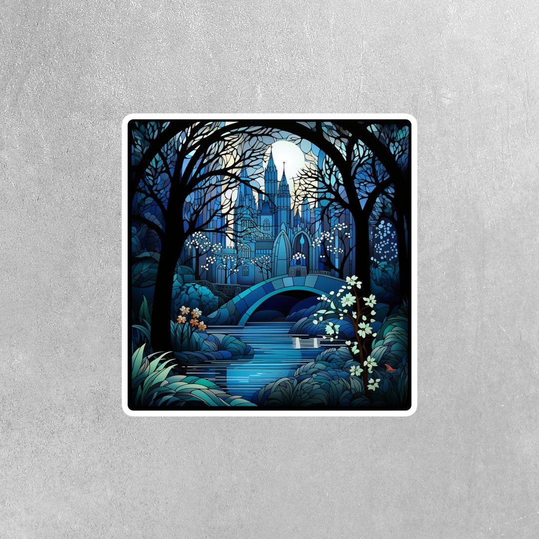 Central Park Sticker | NYC Sticker | Central Park Stained Glass Sticker ...