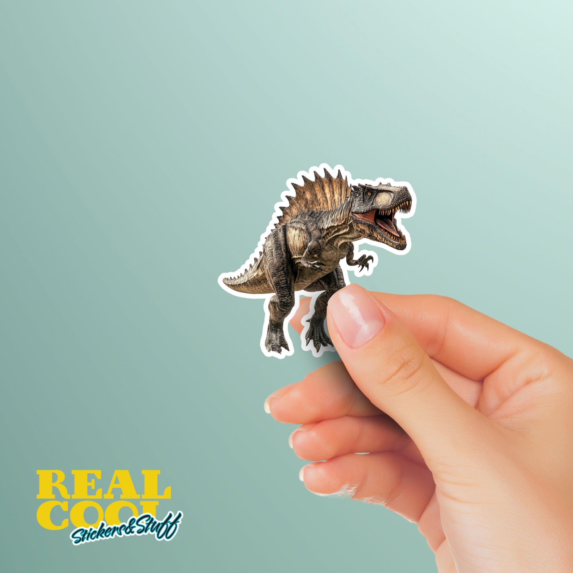 Spinosaurus Sticker | Spinosaurus Decal | Dinosaur Water Bottle Sticker ...