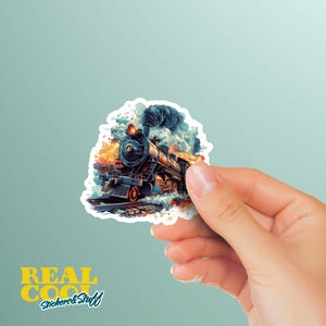 Locomotive Train Sticker - Train Sticker - Locomotive Decal - Etsy