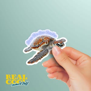 Save the Sea Turtles Sticker - Environmental Sticker - Sea Turtle ...