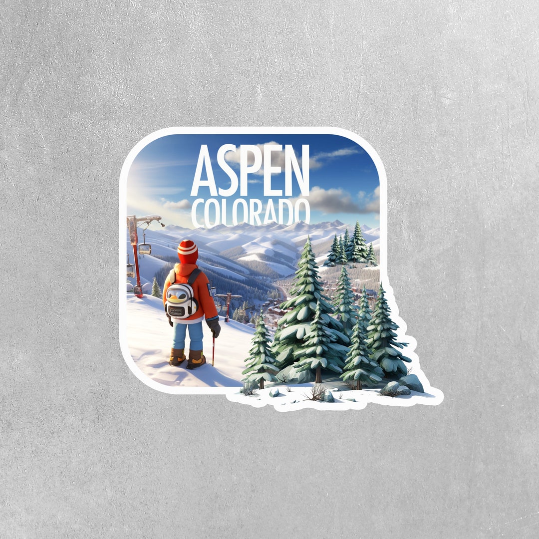 Aspen Sticker | Colorado Sticker | Aspen Colorado Sticker - Etsy