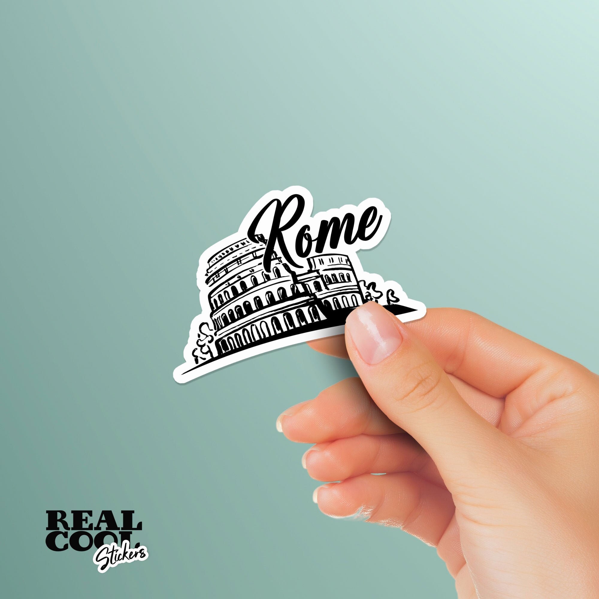 Rome Sticker Rome Colosseum Sticker Italy Stickers - Etsy