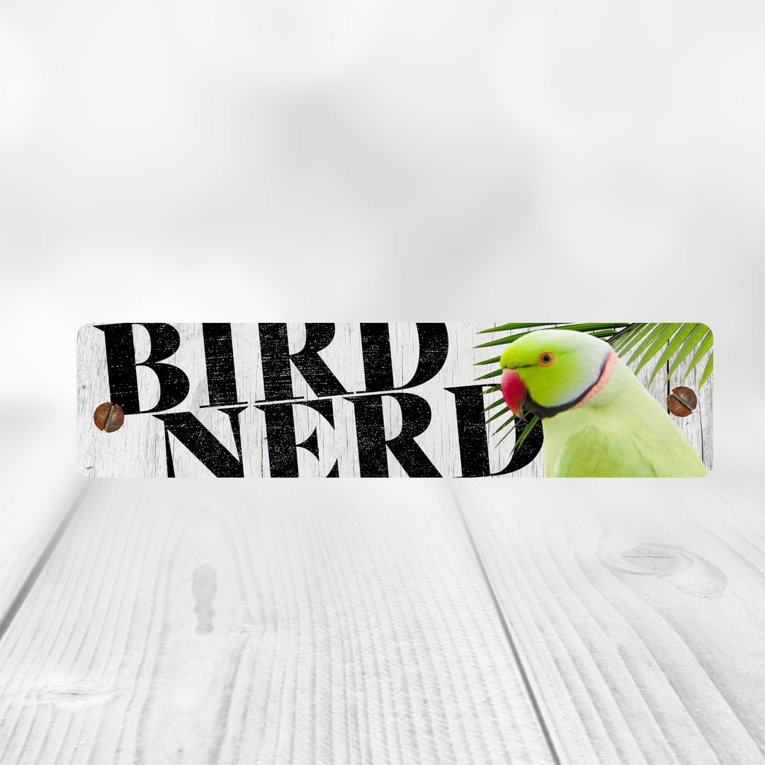 Ringneck Bird Nerd Sign | Ringneck Sign - Etsy