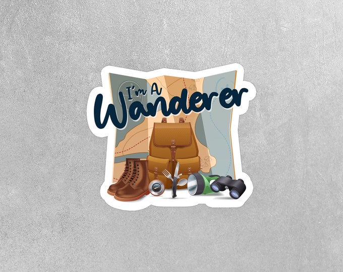 Nature Sticker Set, Woods, Adventure, Wander Lust, Mountains, Hiking ...