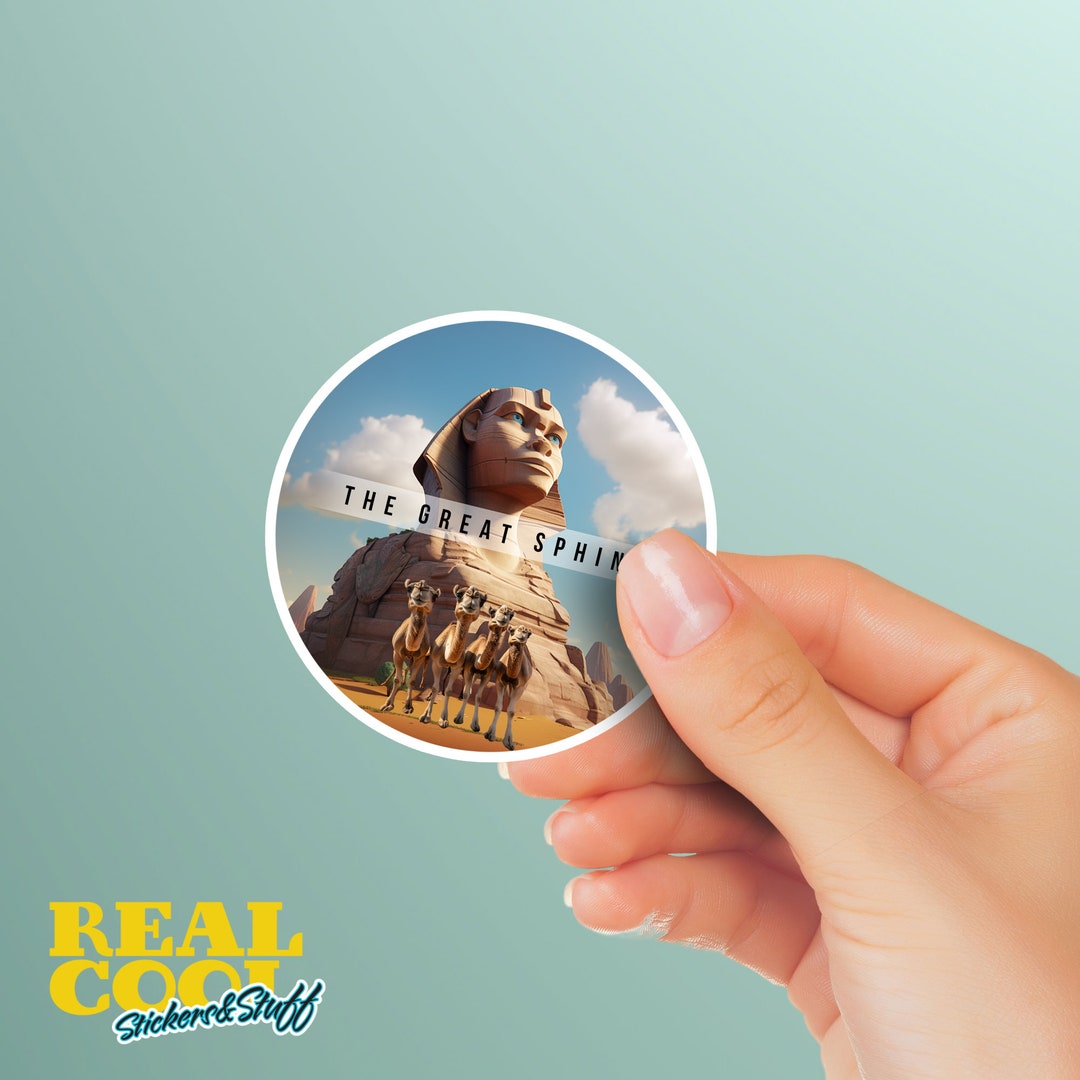 The Great Sphinx Sticker Egypt Sticker - Etsy