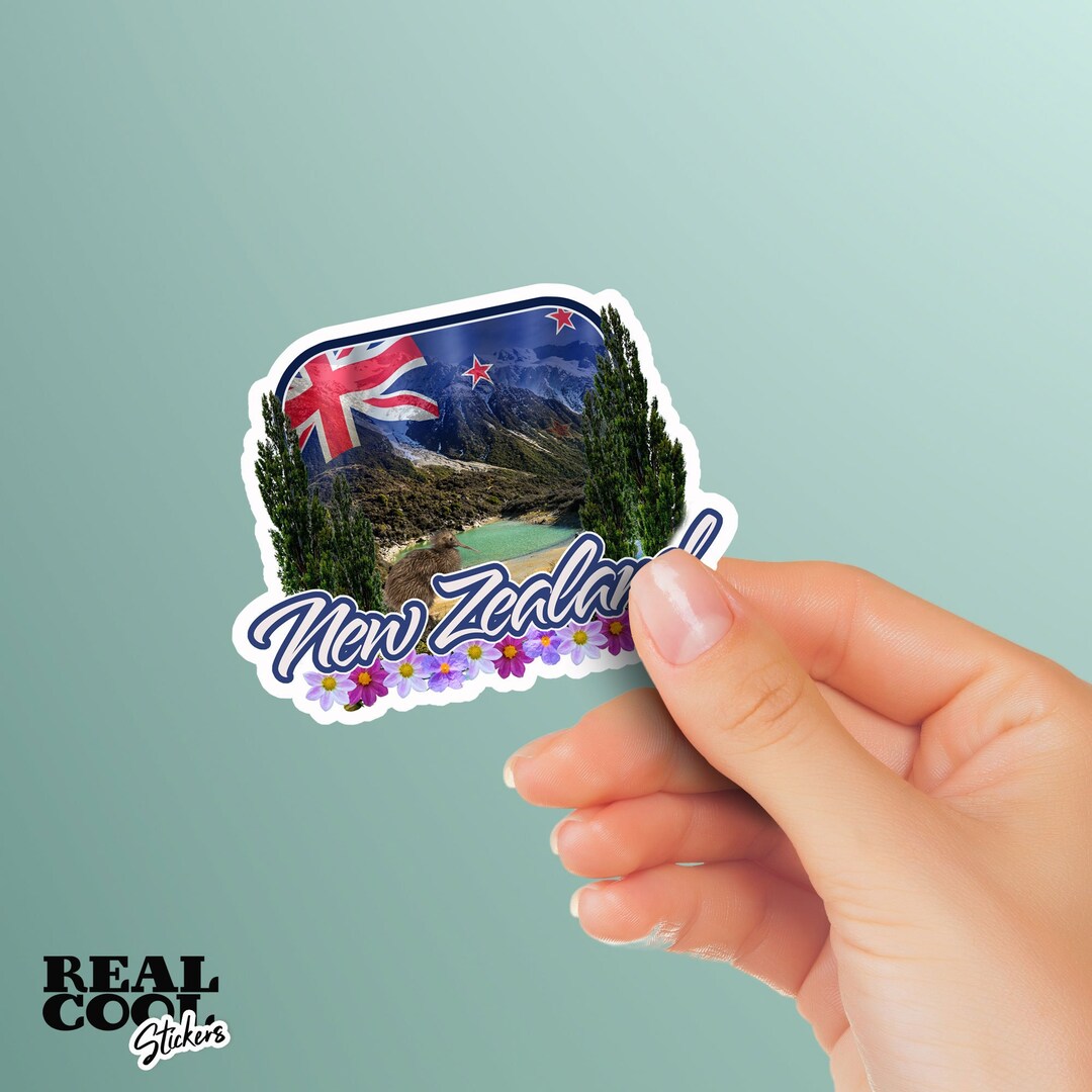New Zealand Sticker New Zealand Decal - Etsy