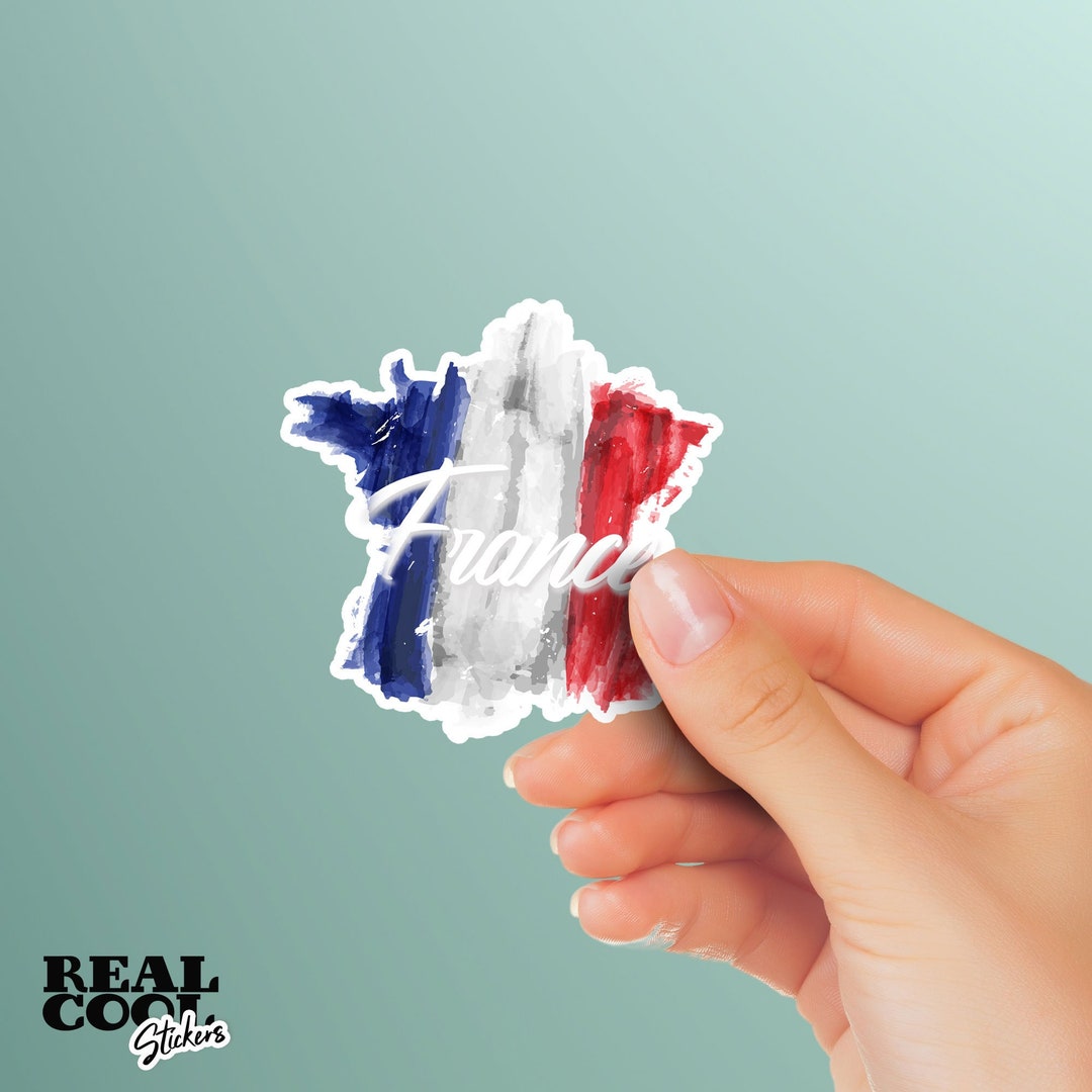France Sticker France Decal France Flag Sticker - Etsy