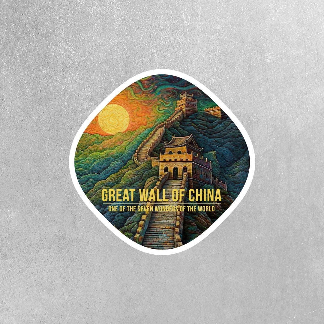 Great Wall of China Sticker | China Decal | China Sticker - Etsy