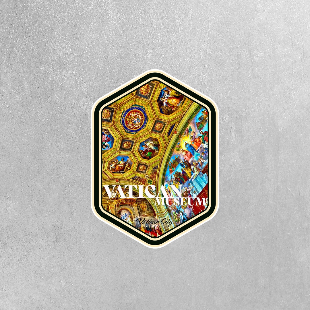 Vatican Museum Sticker | Vatican City Sticker | Italy Sticker - Etsy