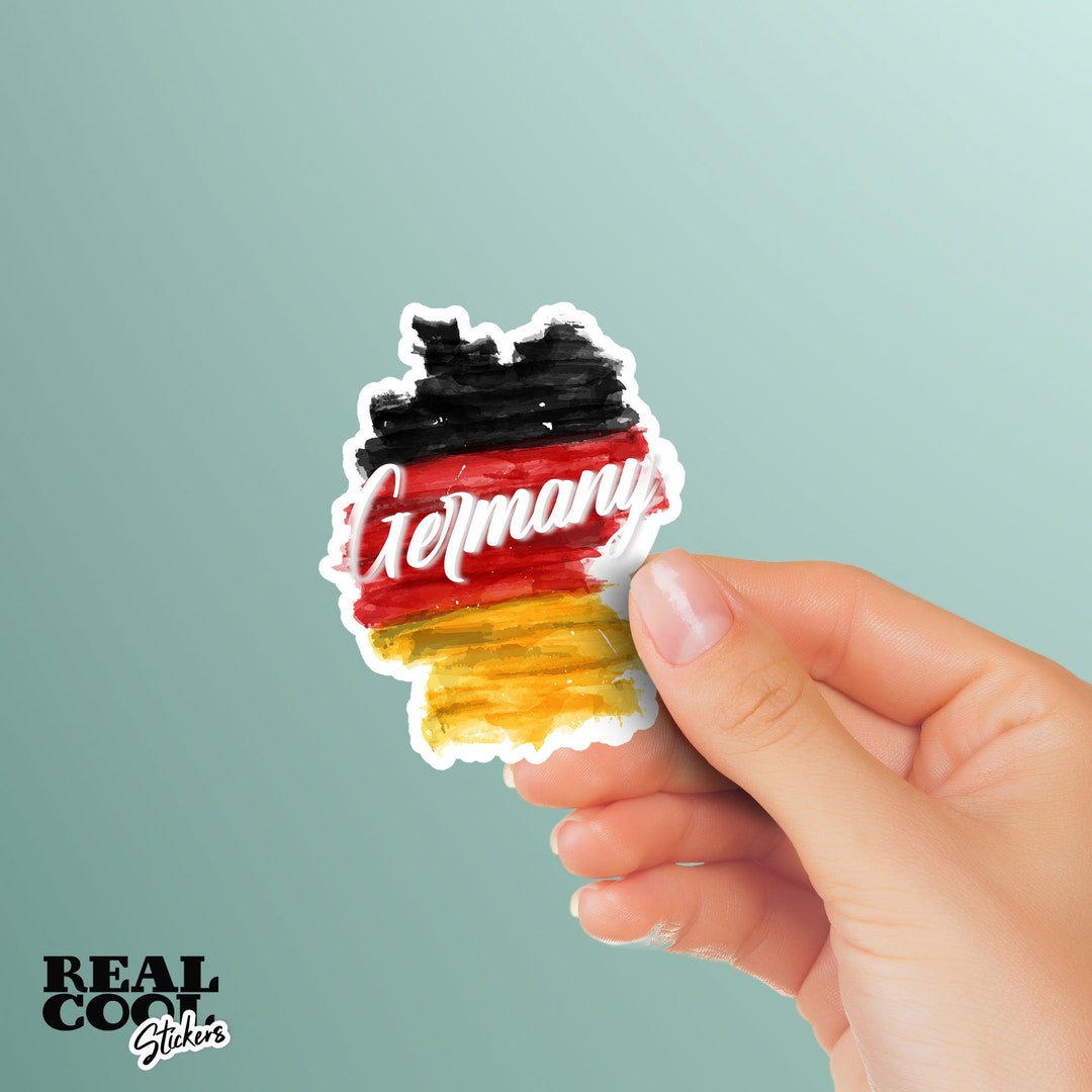 Germany Sticker | Germany Decal | Germany Flag Sticker - Etsy