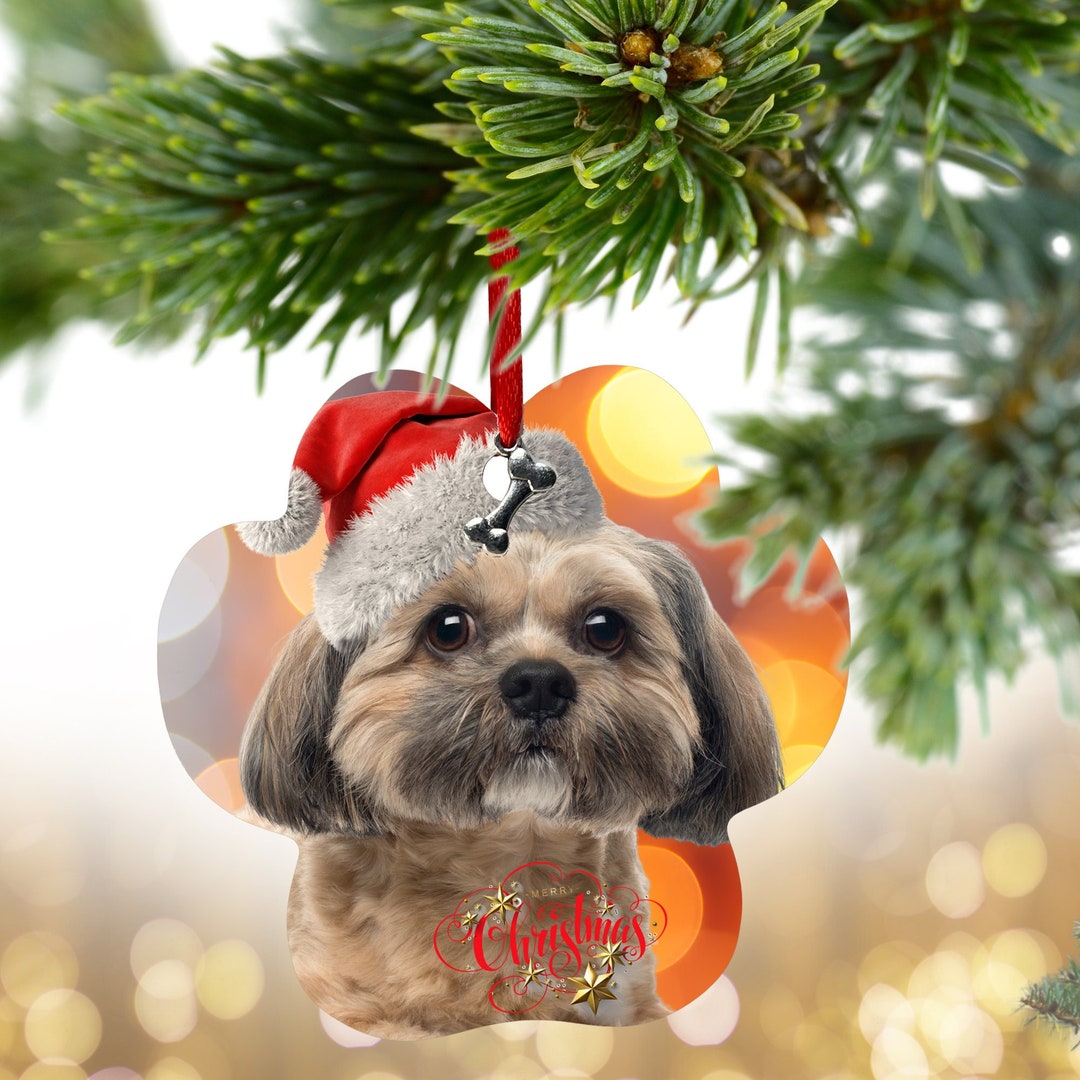 Shih Tzu Christmas Ornament Shih Tzu Dog Gift Dog Ornament - Etsy