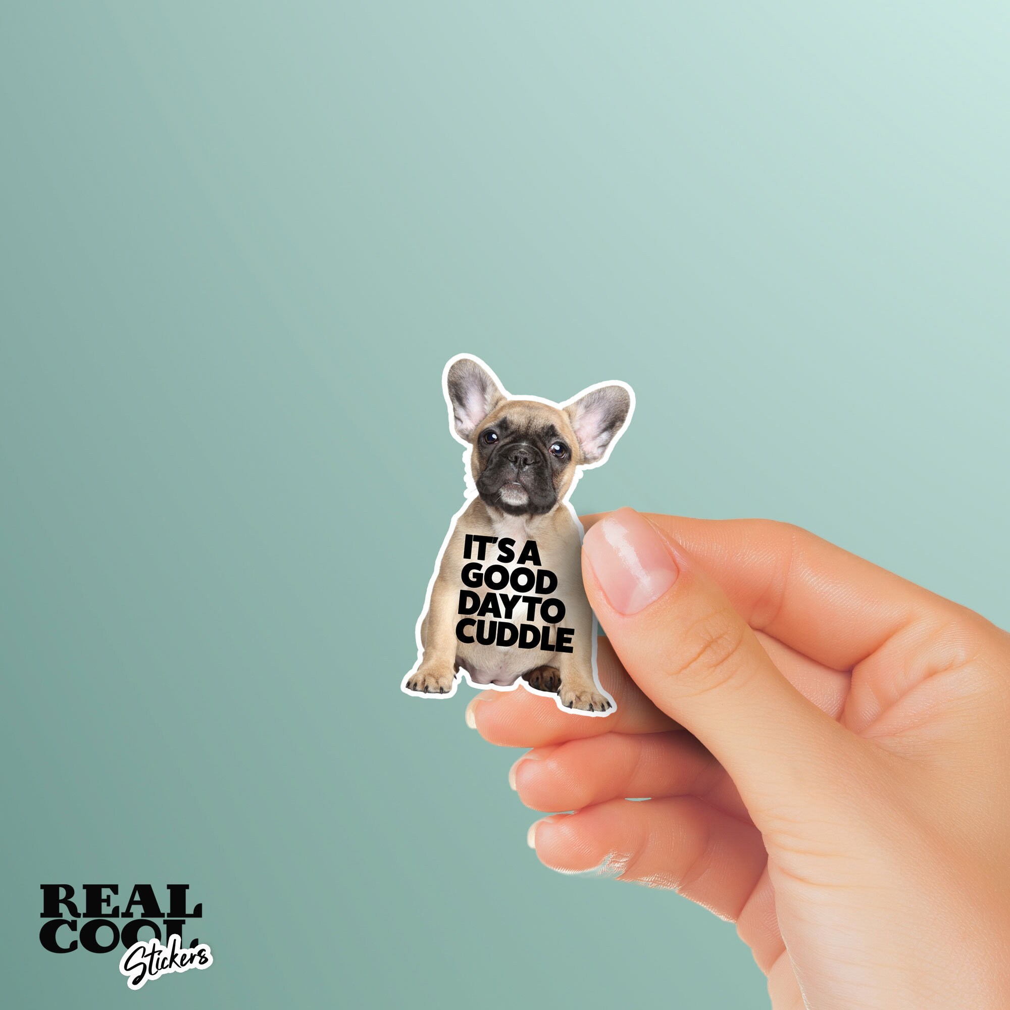 French Bulldog Sticker Frenchie Decal It's A Good Day | Etsy