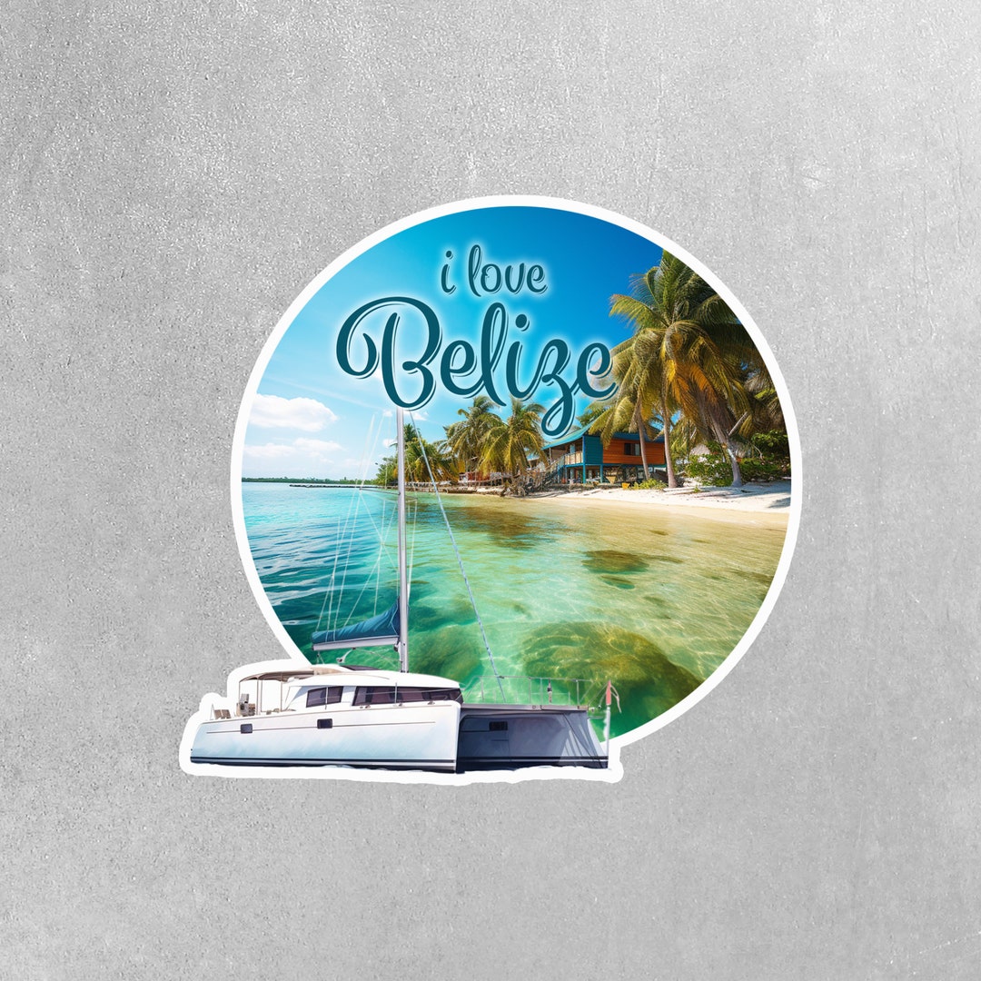 Belize Sticker | Belize Decal | Belize Beach Sticker - Etsy