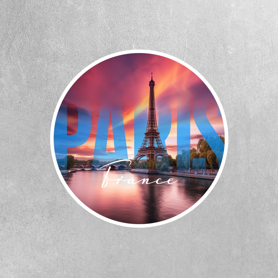 Paris Sticker | Eiffel Tower Sticker | France Sticker - Etsy