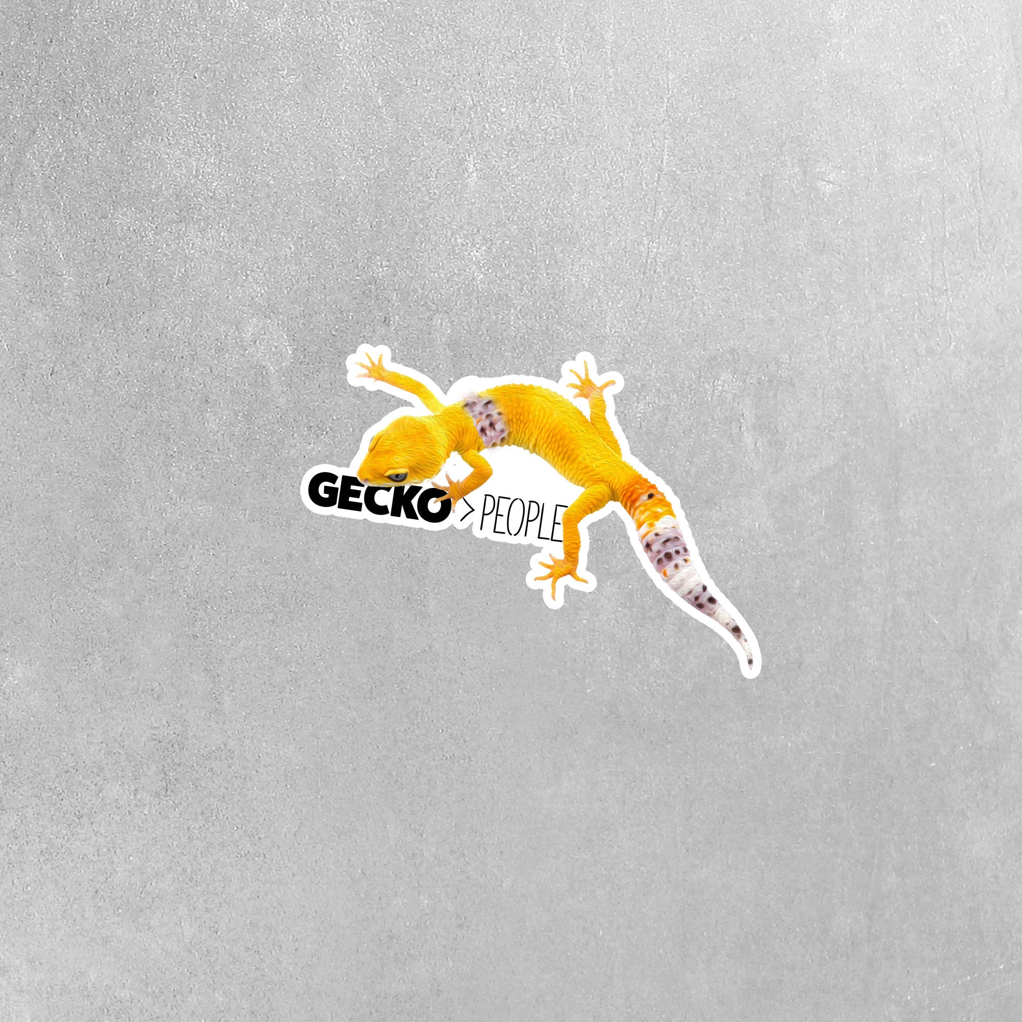 Leopard Gecko Stickers Leopard Gecko Decal Gecko | Etsy