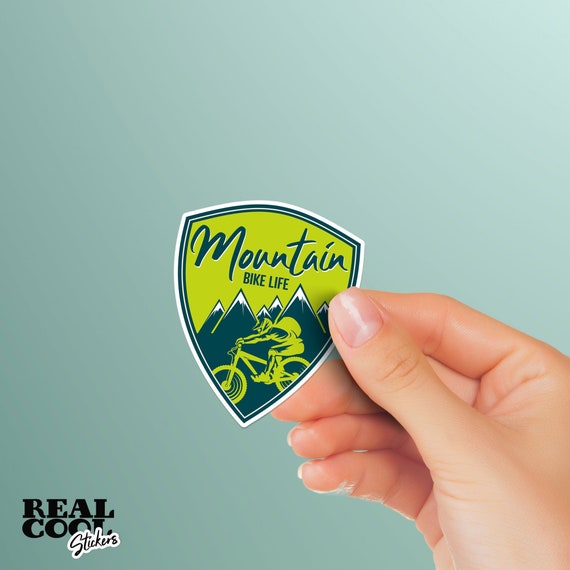 Mountain Bike Life Sticker Mountain Bike Decal Mountain - Etsy