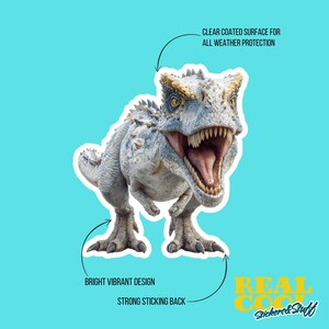 Indominus Rex Sticker | Indominus Rex Decal | Dinosaur Water Bottle ...