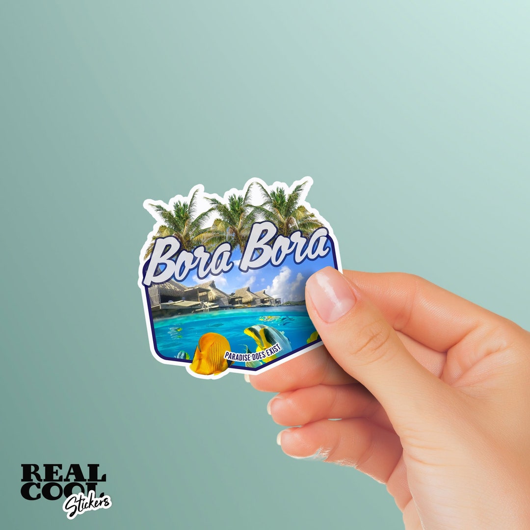 Bora Bora Sticker French Polynesia Sticker Leeward Islands Sticker - Etsy