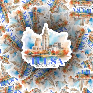 Tulsa Sticker - Tulsa Oklahoma Sticker - Oklahoma Decal - Etsy