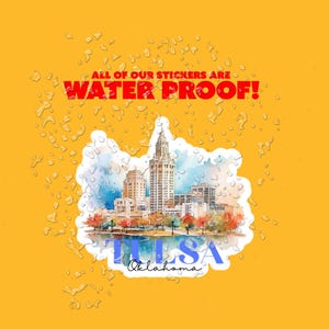 Tulsa Sticker - Tulsa Oklahoma Sticker - Oklahoma Decal - Etsy