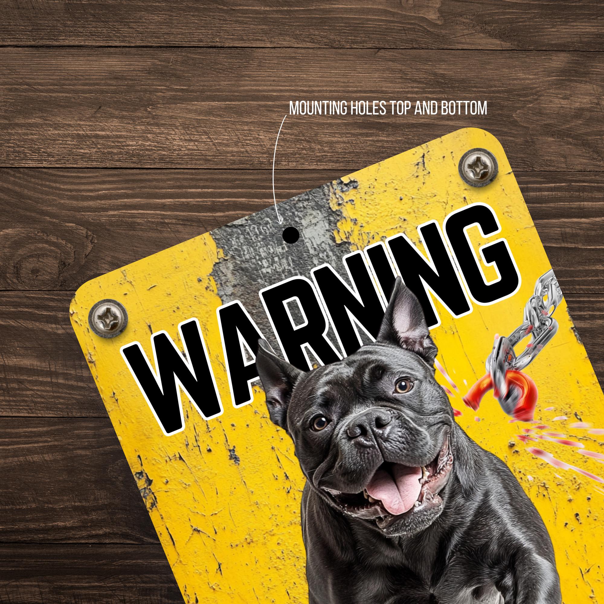 Cane Corso Warning Sign | Funny Dog Warning Sign | Cane Corso Sign - Etsy